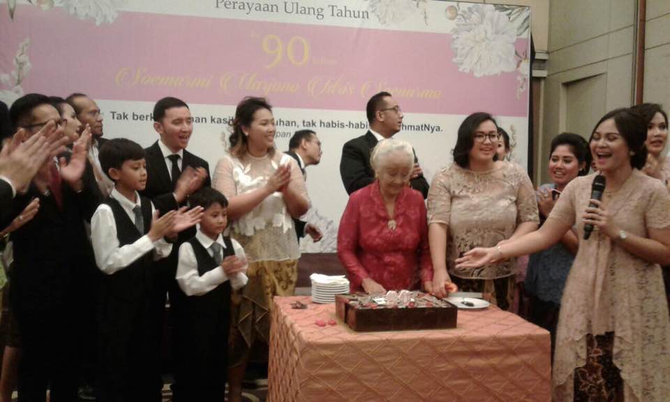 Celebrating 90th Ibu Sumarmi Maryono - Santi Rama